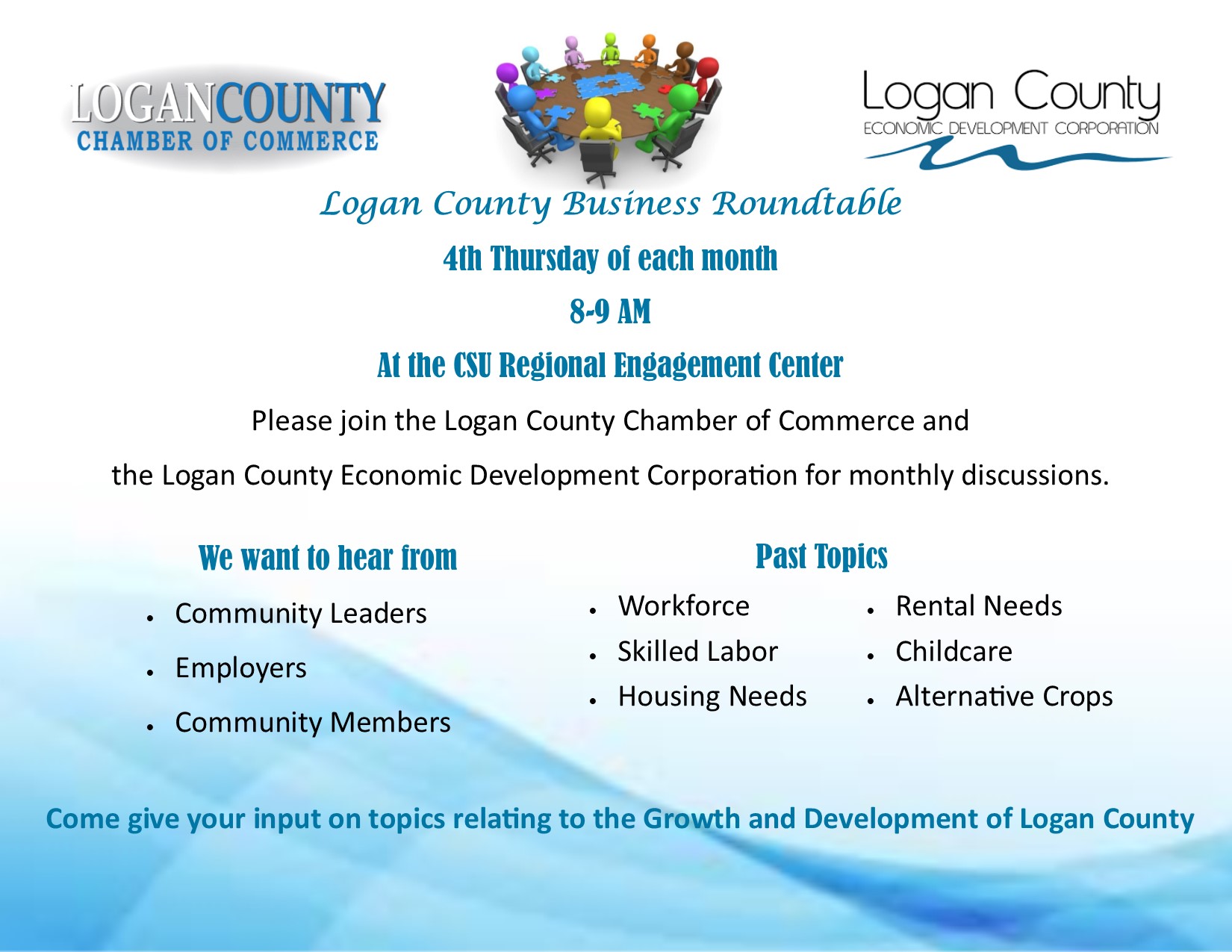 Business Round Table - The Logan County Chamber of Commerce